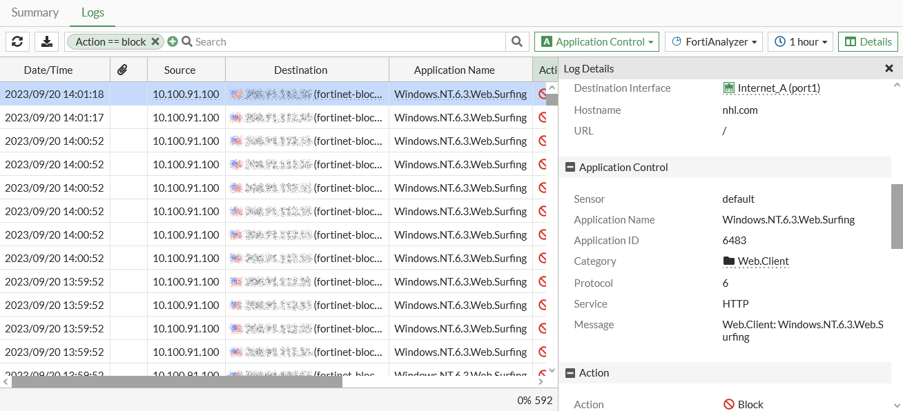 Blocking applications with custom signatures | FortiGate / FortiOS 7.4.7 | Fortinet Document Library